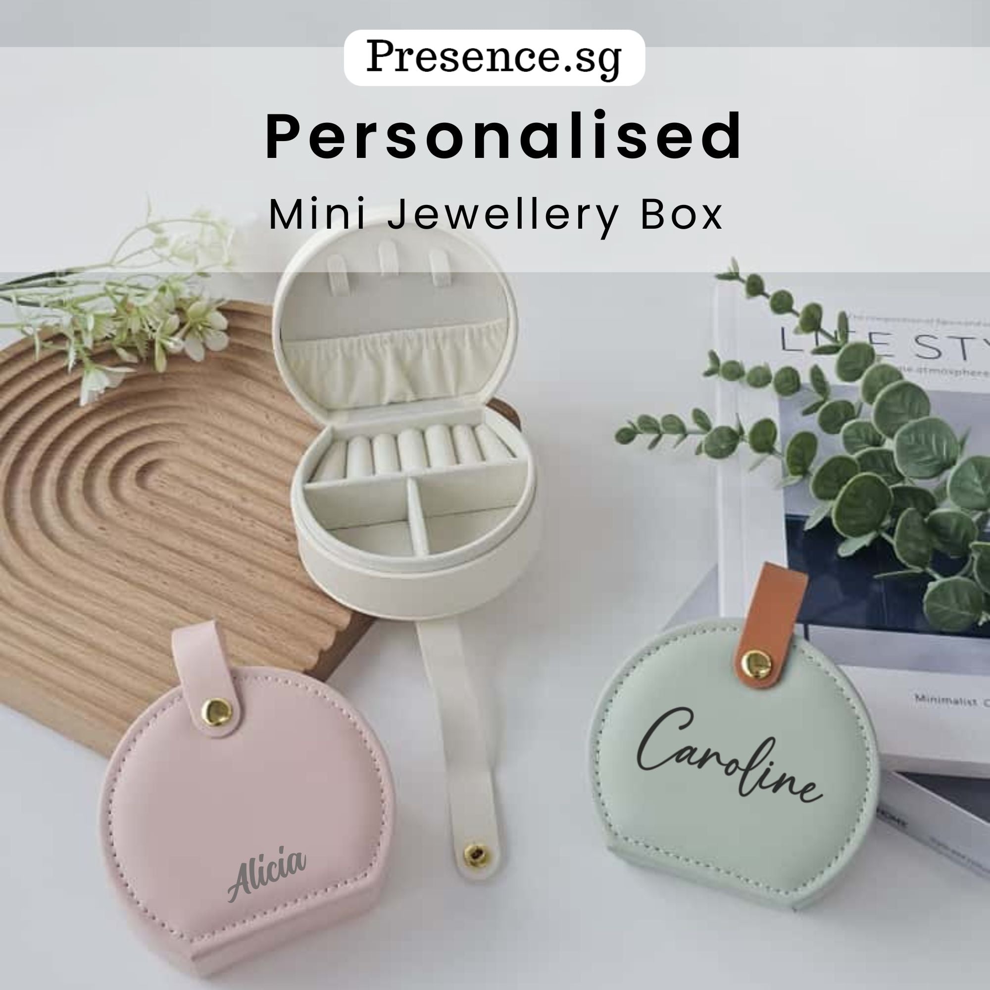 Personalised Mini Jewellery Box – Presence